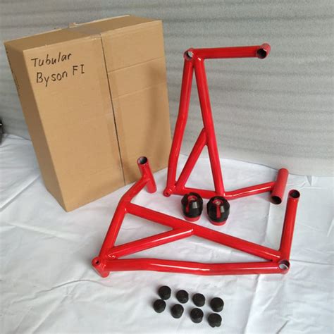 Jual TUBULAR BYSON FI CRASHBAR BYSON FI TERMURAH TERKUAT Merah Kab