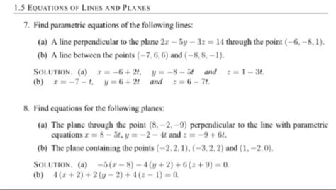 Find Parametric Equation Of A Line Perpendicular To Plane Tessshebaylo