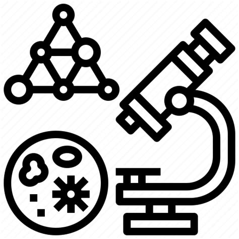 Dna Genetics Health Lab Laboratory Microscope Subject Icon Download On Iconfinder