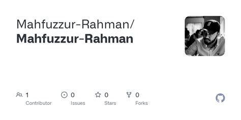Github Mahfuzzur Rahmanmahfuzzur Rahman