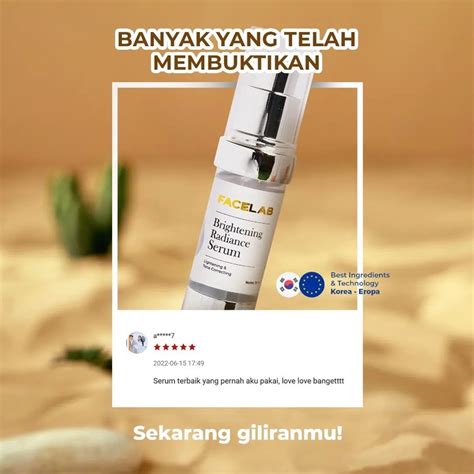 Jual Facelab Brightening Radiance Serum 15 Ml Serum Mencerahkan