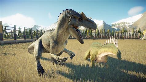 Allosaurus Vs Amargasaurus Battle Jwe Dinosaur Battle Fight