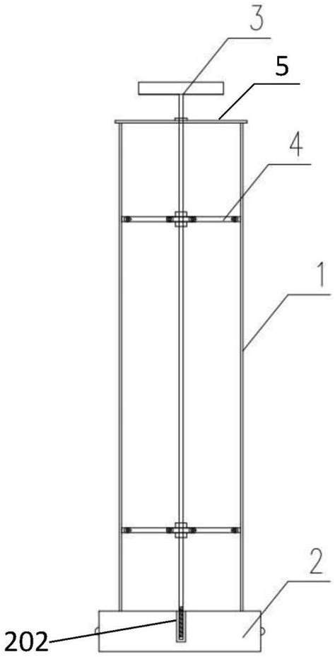 设备基础预留螺栓孔的施工装置及施工方法与流程