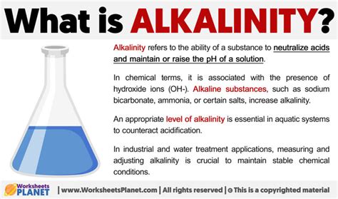 What Is Alkalinity Definition Of Alkalinity