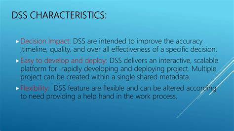 Dss And Decision Support System And Its Types Pptx Operating