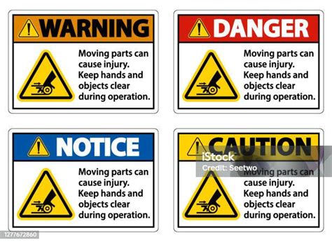 Memindahkan Bagian Dapat Menyebabkan Tanda Cedera Pada Latar Belakang Putih Ilustrasi Stok