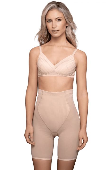 Bye Bra Powermesh High Waist Short Beige