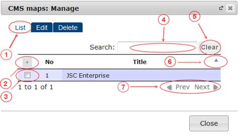 maps list cms plugins documentation kusoftas