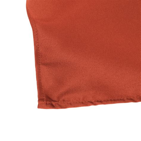60x120 Rectangular Polyester Tablecloth Rust Cv Linens™