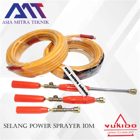 PAKET SET ALAT Cuci AC Motor Mobil Steam Power Sprayer Alat Portable SELANG METER STIK