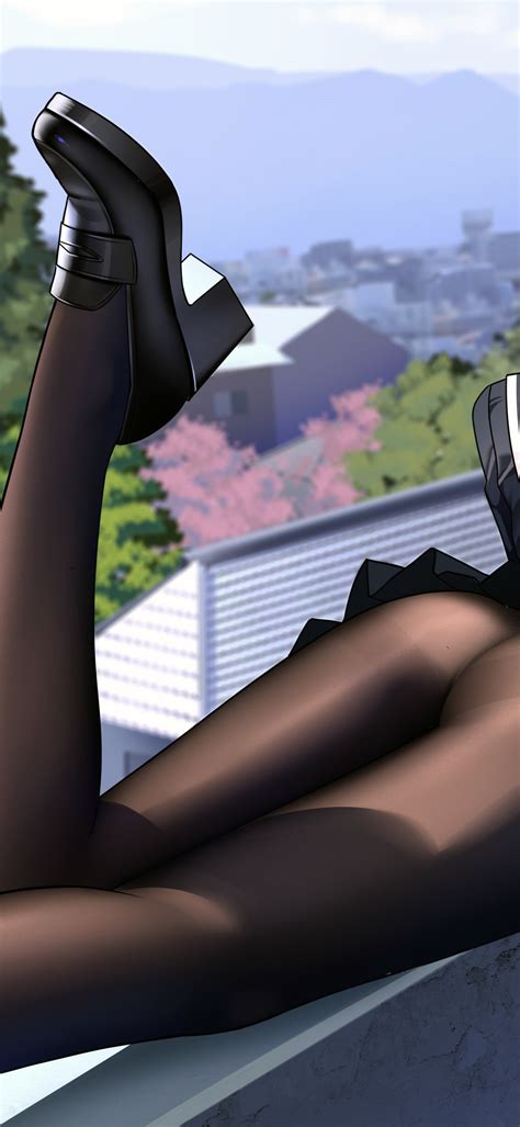 Download Wallpaper Shoes Pantyhose Tights Uniform Anime Girl