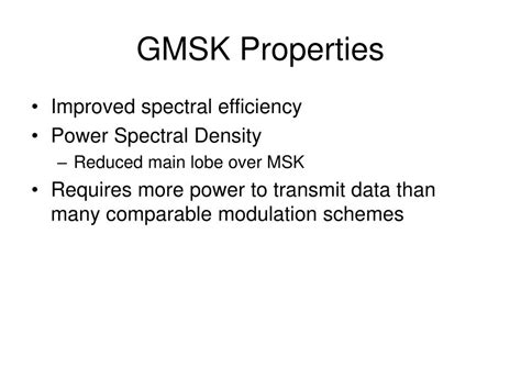PPT Gaussian Minimum Shift Keying GMSK PowerPoint Presentation Free Download ID 6587681