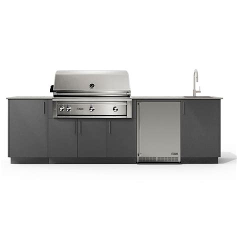 Urban Bonfire Cove 42 Outdoor Kitchen W Lynx Propane Grill Sink