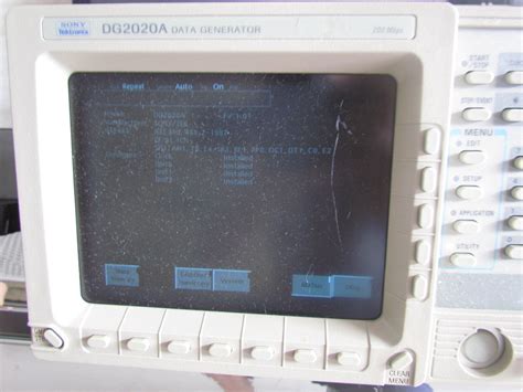 Tektronix Dg2020a Data Pattern Generator W P3420 Pod And Cable Ebay