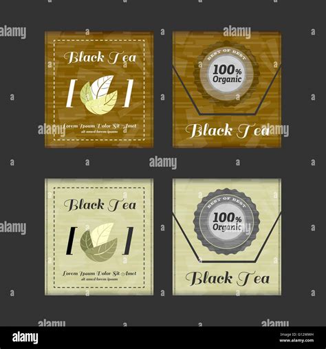 Green Tea Bag Stock Vector Image And Art Alamy