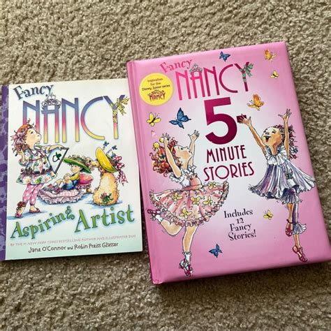 Toys Disney Fancy Nancy Book Lot 5 Minute Stories X Aspiring Artist