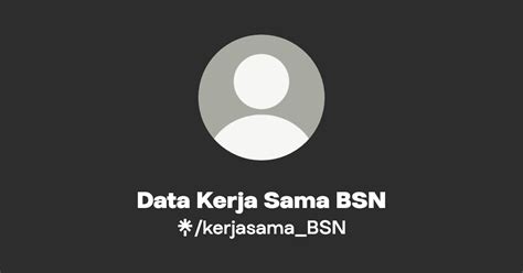 Data Kerja Sama Bsn Linktree