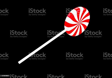 검은 색 배경에 고립 된 빨간색과 흰색 줄무늬 롤리팝 3d 렌더링 및 3d 그림 0명에 대한 스톡 사진 및 기타 이미지 0명 3차원 형태 검은색 Istock
