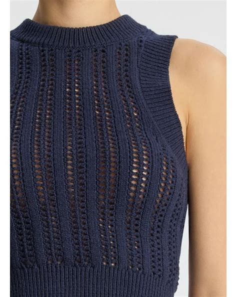 Alc Jade Top In Blue Lyst