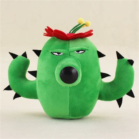 Buy 13cm Plants Vs Zombies Soft Plush Toy Doll Pvz Cactus Plush Sucker Pendant