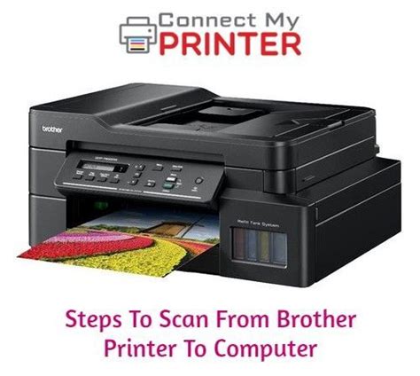 Steps To Scan From Brother Printer To Computer Brother Printers Printer Brother