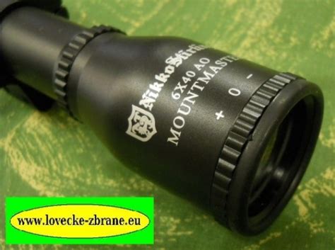 Puškohled NikkoStirling 6x40AO s montáží - Lovecké Zbraně