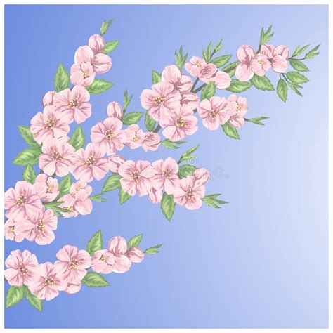 Spring Seamless Pattern With Hearts And Roses Stock Illustration