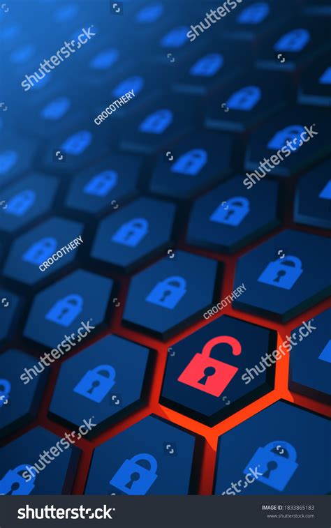 Visualization Cyber Attacks Concept Data Security Stock Illustration 1833865183 Shutterstock