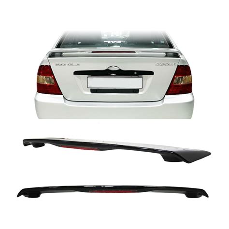 Corolla 2003 2006 Oe Style Boot Spoiler With Led Gloss Black Autotech