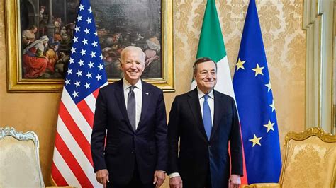Draghi Esorta Biden A Promuovere Un Piano Di Pace Per Lucraina
