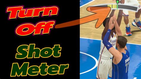 Nba K Turn Off Shot Meter Youtube