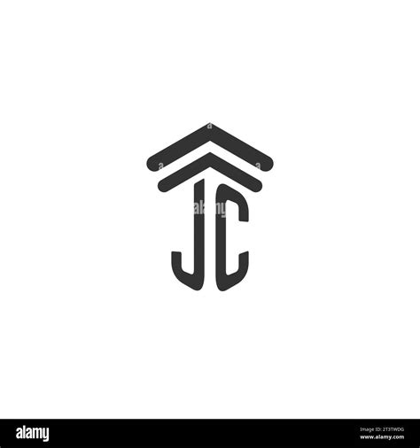 Jc Initial For Law Firm Logo Design Template Stock Vector Image And Art Alamy