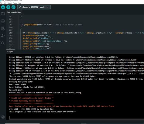 Uploading Arduino Code To Stm32f103c8 Using Arduino Ide Uploading Arduino Forum