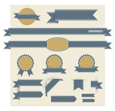 Web Page Navigation In Retro Blue Vector Art At Vecteezy