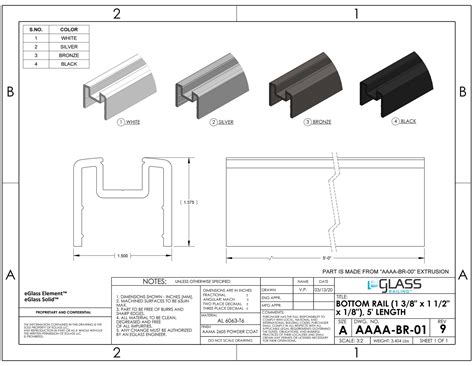 Bottom Rail For Element™ And Solid™ Glass Railing For Decks