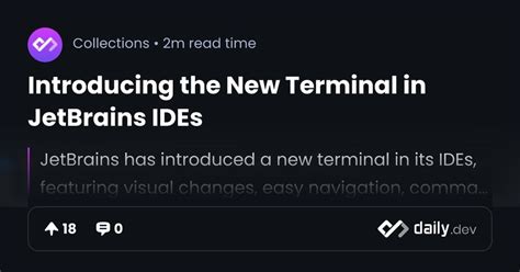 Introducing The New Terminal In Jetbrains Ides Rjetbrains