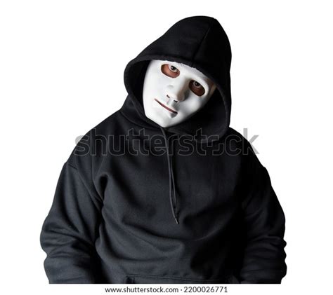 Portrait Anonymous Hacker Wearing Mask Black Stock Photo 2200026771 Shutterstock