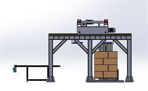 包装机solidworks 2014模型图纸下载 懒石网