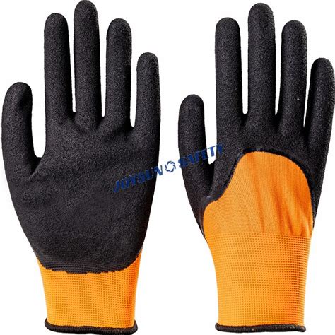Np017 Double Nitrile Dipped Work Gloves Joysunsafety
