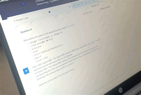 5 Pseudo Code Question 8 Integer F Unm StudyX