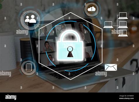 Cybersecurity Concept Global Network Security Technology Business