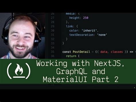 Working With Nextjs Graphql And Materialui Part 2 P5d21 Live Coding With Jesse