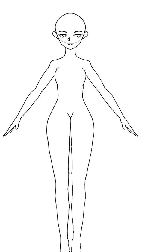 Oc Genshin Body Base Girl Body Pose Drawing Drawing Base Oc Base