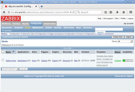 Ubuntu 16 04 LTS Zabbix Add Monitoring Target Ubuntu Server World