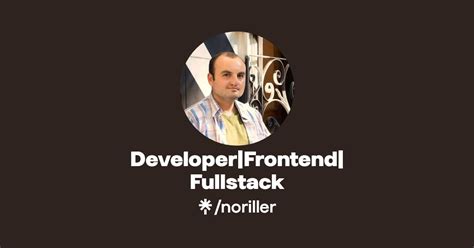 developer frontend fullstack linktree