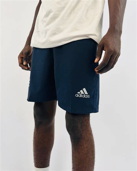 Adidas Logo Shorts In Navy Garmisland