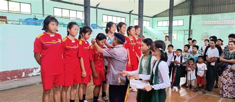 ကျွန်းစုမြို့တွင် အခြေခံပညာကျောင်းပေါင်းစုံ အမျိုးသမီး ဂိုးလတ် ဘောလုံးပြိုင်ပွဲ ဗိုလ်လုပွဲနှင့