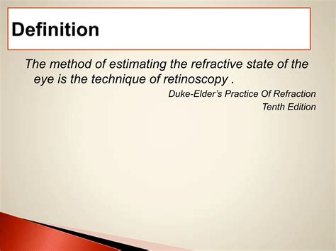 Techniques Of Refraction Is The Process Of Calculation Of Glass Power Ppt
