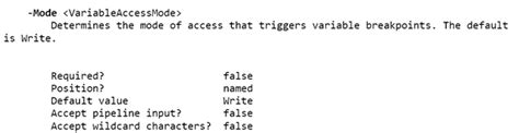 Using Conditional Breakpoints In Powershell Scripts