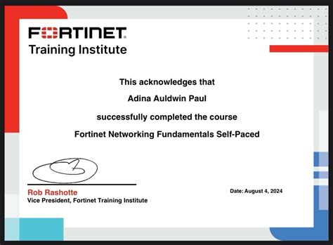 Fortinet Networking Cybersecurity Networkingfundamentals Learning